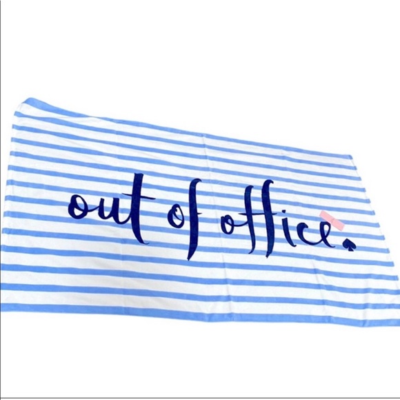 kate spade | Bath | Kate Spade Out Of Office Beach Towel | Poshmark